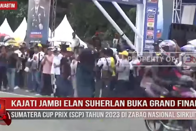 KAJATI JAMBI ELAN SUHERLAN BUKA GRAND FINAL SUMATERA CUP PRIX SCP TAHUN 2023 - BTV News